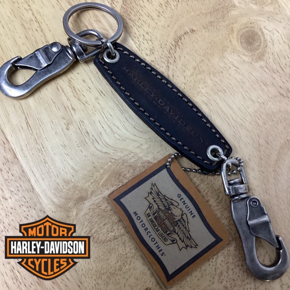 Harley-Davidson | Accessories | Harley Davidson Leather Key Chain New ...